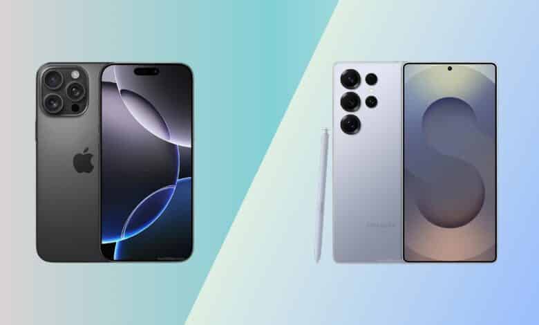 مقارنة بين هاتفي Galaxy S25 Ultra و iPhone 16 Pro Max | البوابة التقنية